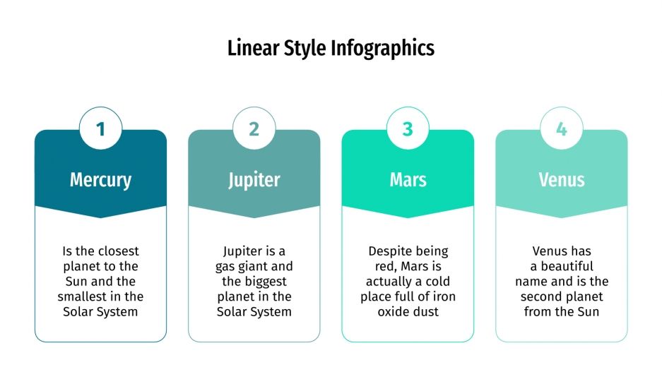 Linear Style Infographics Google Slides and PowerPoint template