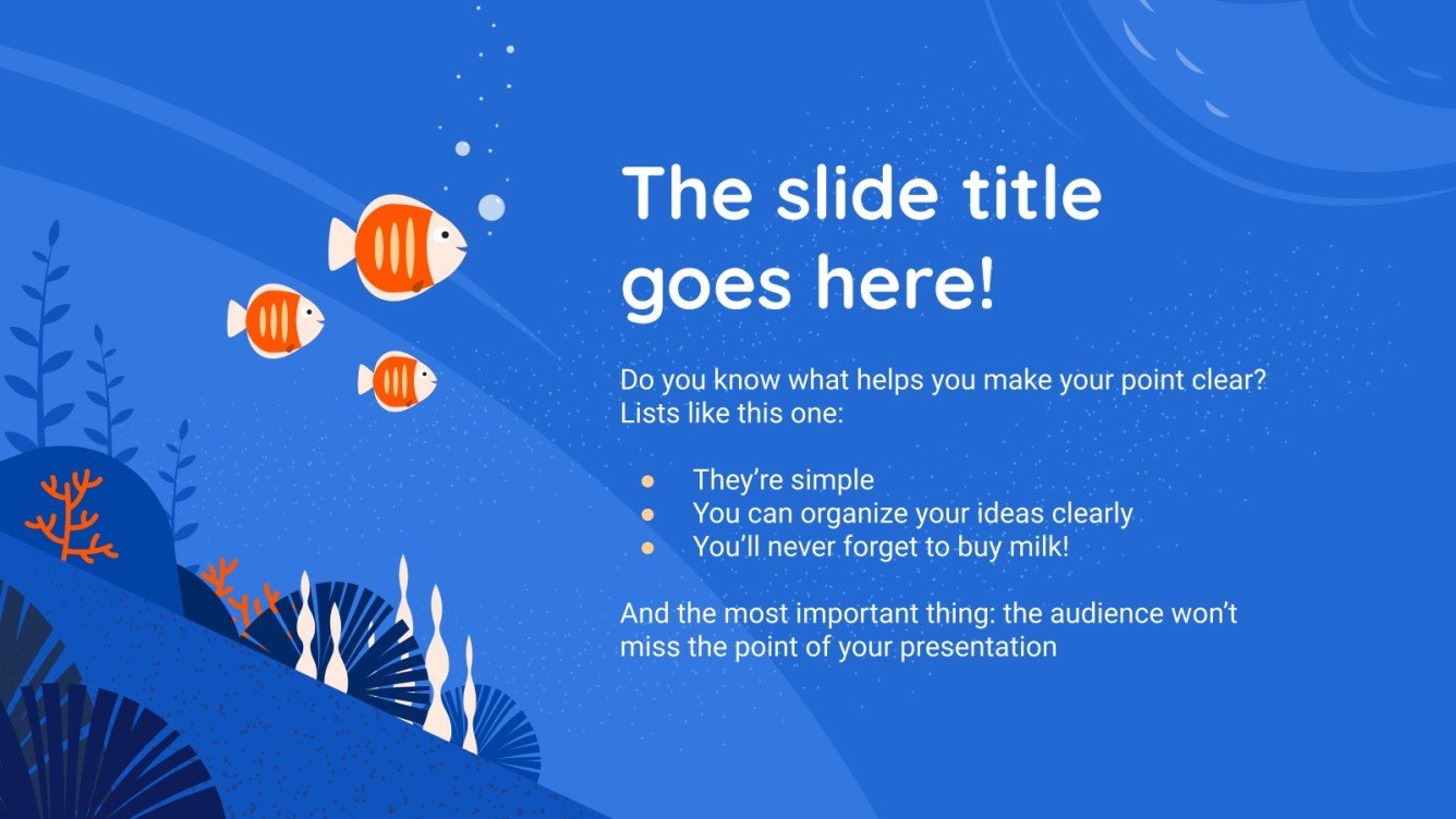 Language Arts: Under the Sea | Google Slides & PowerPoint