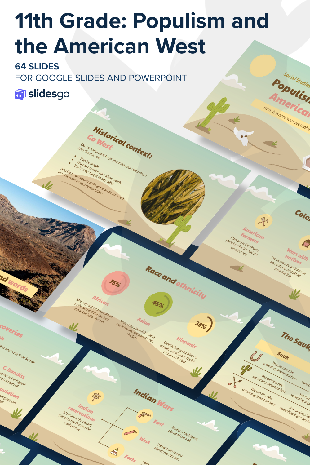 Populism and the American West for High School | Google Slides