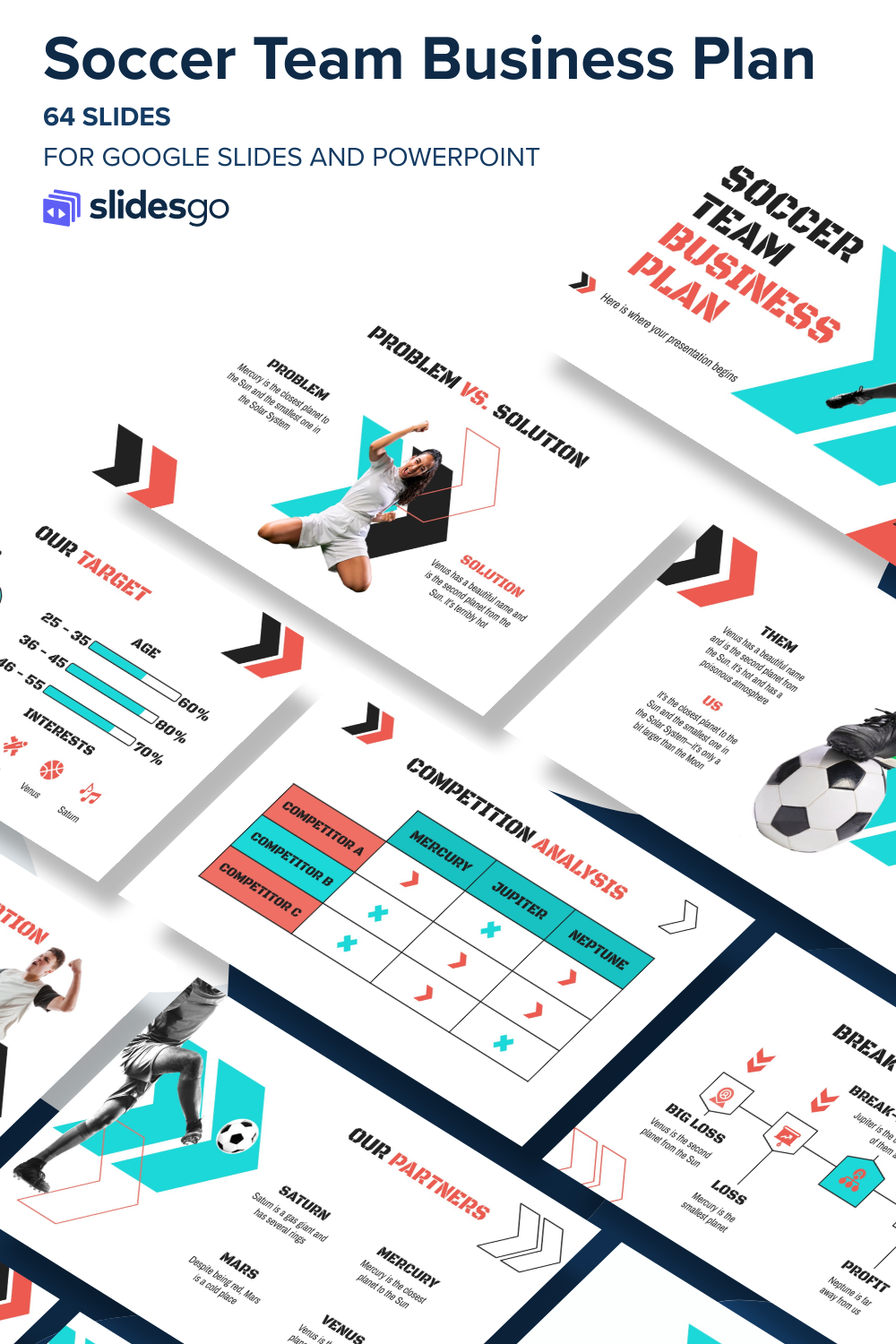 Soccer Team Business Plan | Google Slides & PowerPoint