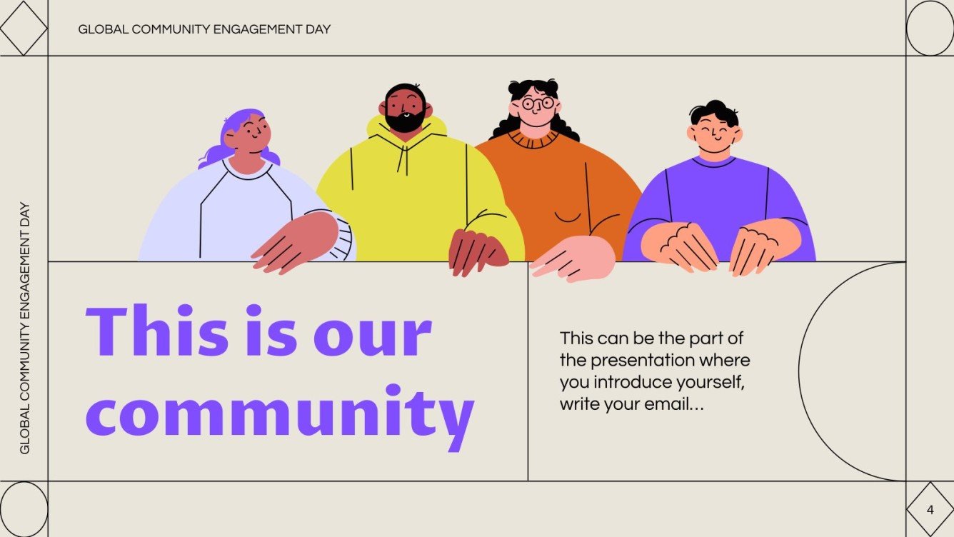 Global Community Engagement Day | Google Slides & PPT