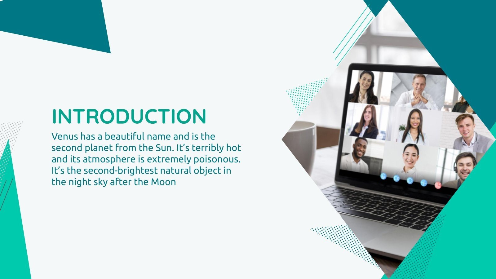 Tips for Online Meetings Google Slides and PowerPoint template