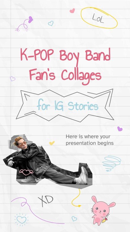 Free K-pop templates for Google Slides and PowerPoint