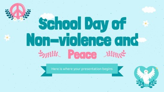 Plantillas gratis de Google Slides y PPT sobre la paz