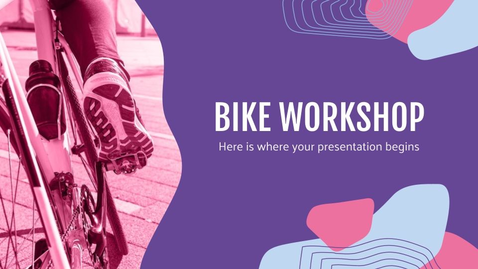 Free Google Slides & PowerPoint templates about bikes