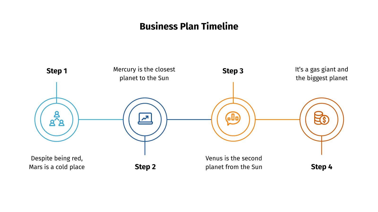 Free Business Plan Infographics for Google Slides and PPT