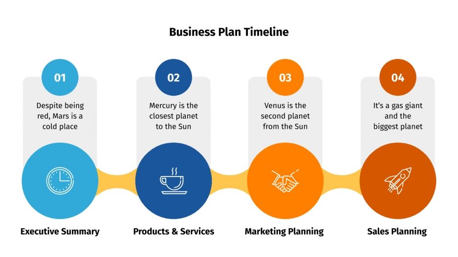 Free Business Plan Infographics for Google Slides and PPT