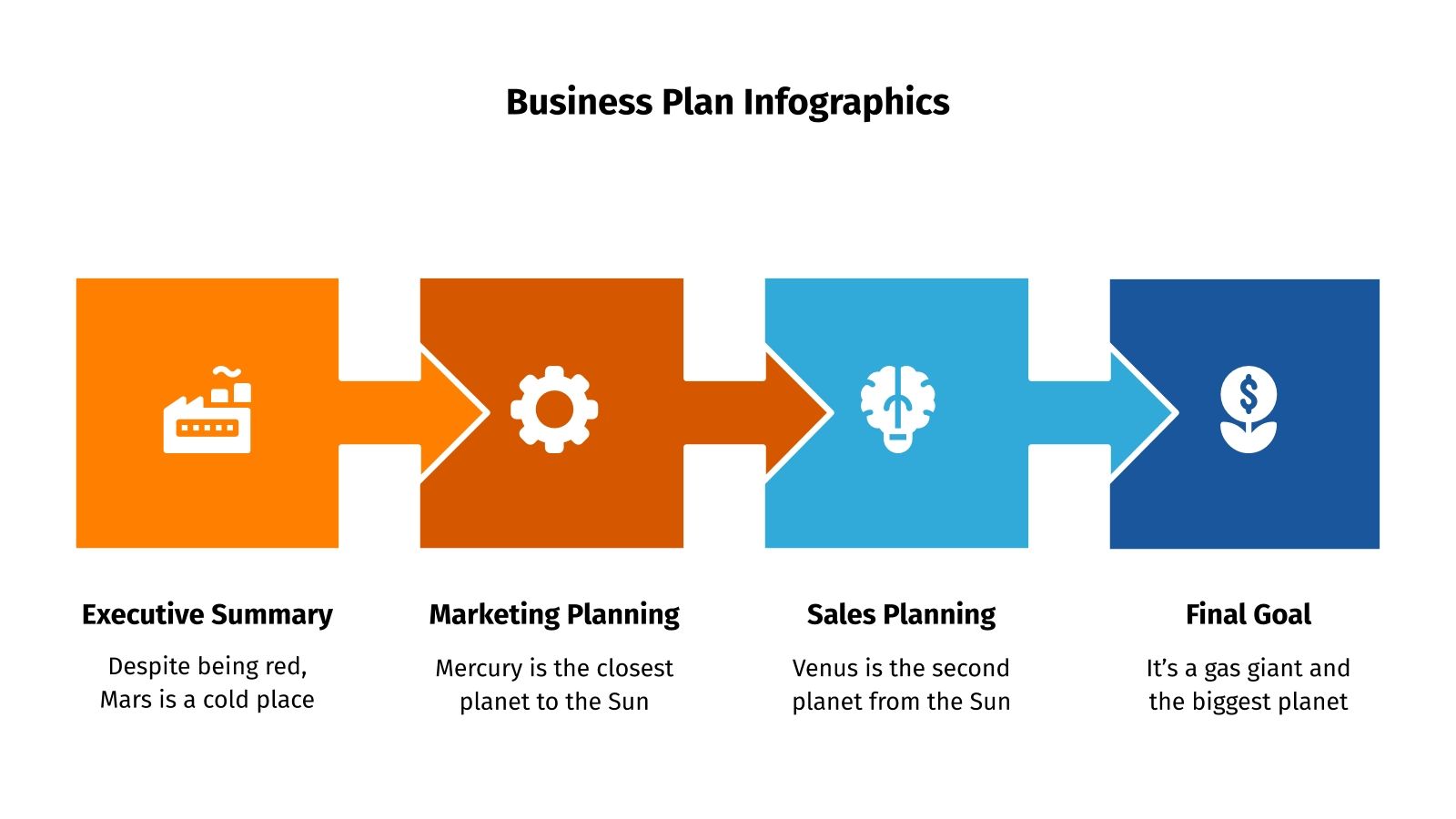 Infografías para planes de negocios | Tema Google Slides y PPT