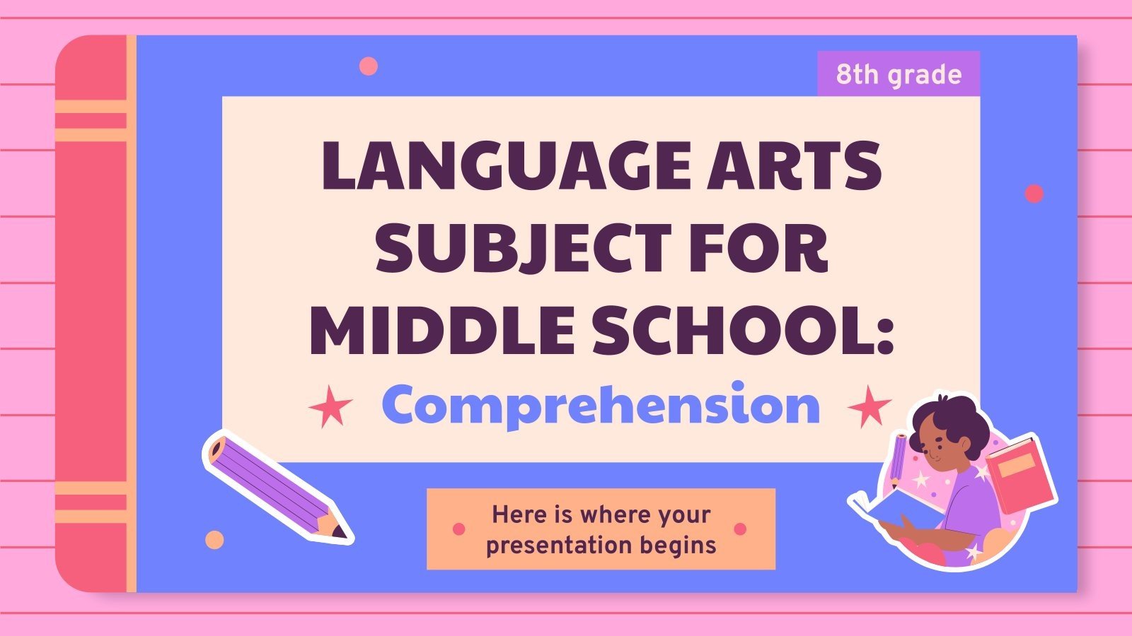 Comprensión lectora para primaria | Google Slides y PPT