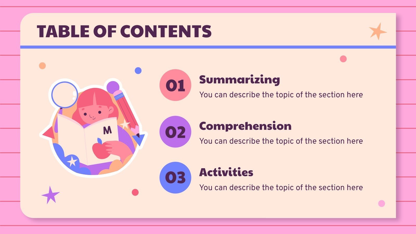 Comprensión lectora para primaria | Google Slides y PPT