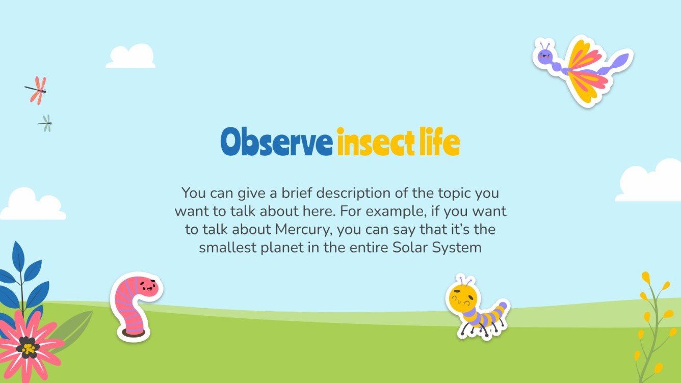 Observemos los insectos | Google Slides & PPT