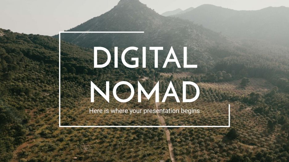 Digital Nomad Google Slides theme & PowerPoint template