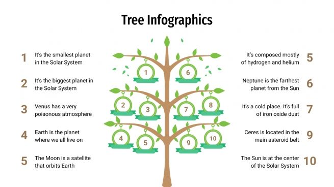 Free Tree Infographics for Google Slides and PowerPoint