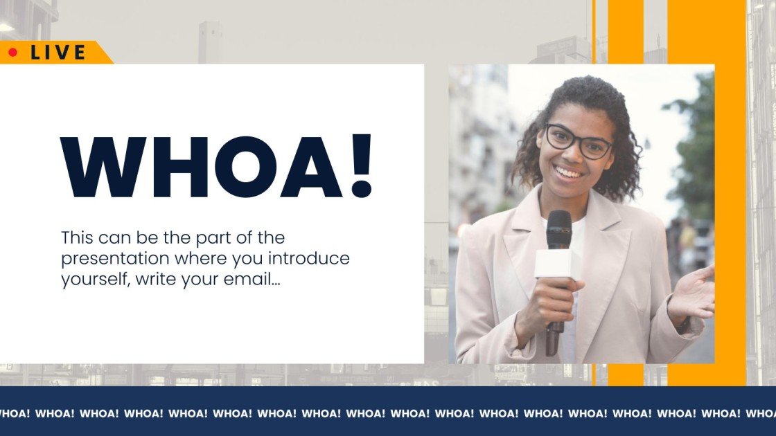 Modern Breaking News | Google Slides & PowerPoint