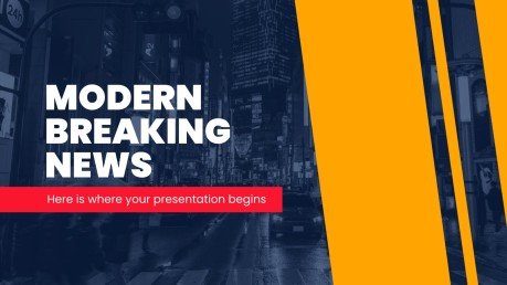 Free Google Slides and PowerPoint Templates on News