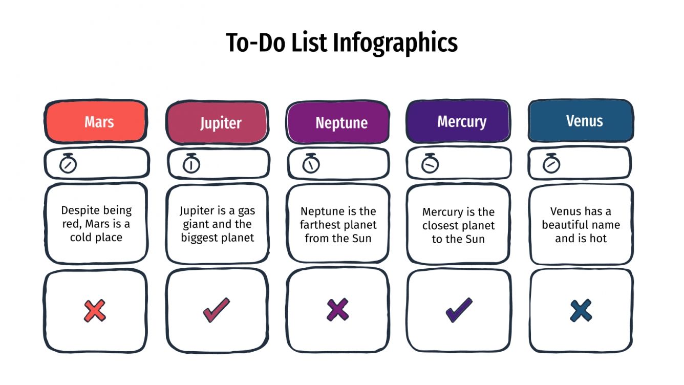 Free To-Do List Infographics for Google Slides and PowerPoint