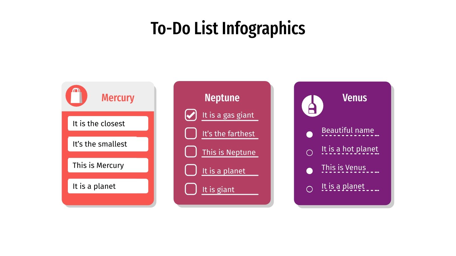 Free To-Do List Infographics for Google Slides and PowerPoint