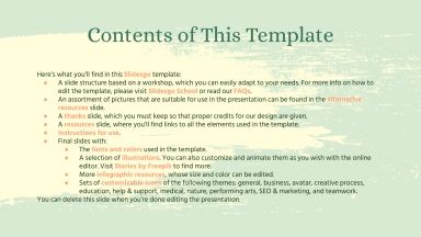 Taller de arte dramático | Plantilla de Google Slides y PowerPoint