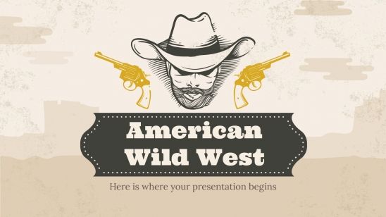 American Wild West | Google Slides & PPT template