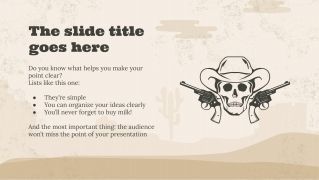 Salvaje oeste americano | Tema de Google Slides y PPT