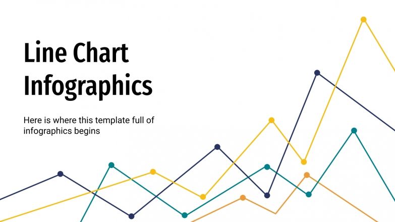 Free Line Chart Infographics for Google Slides and PowerPoint