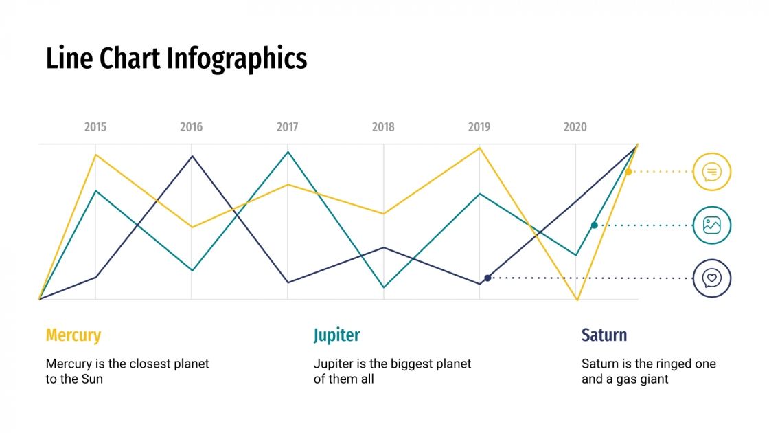 Free Line Chart Infographics for Google Slides and PowerPoint