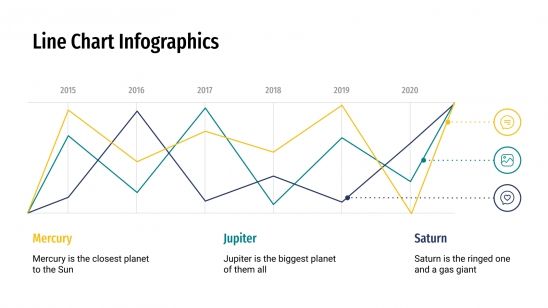 Free Line Chart Infographics for Google Slides and PowerPoint