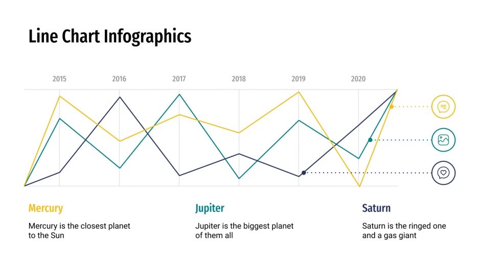 Free Line Chart Infographics for Google Slides and PowerPoint