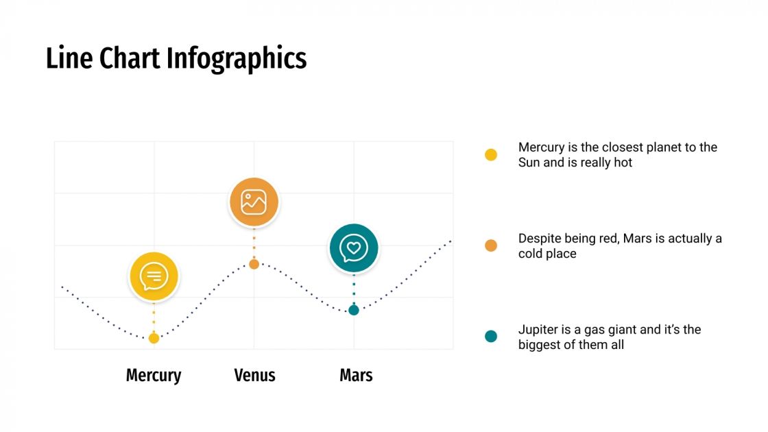 Free Line Chart Infographics for Google Slides and PowerPoint