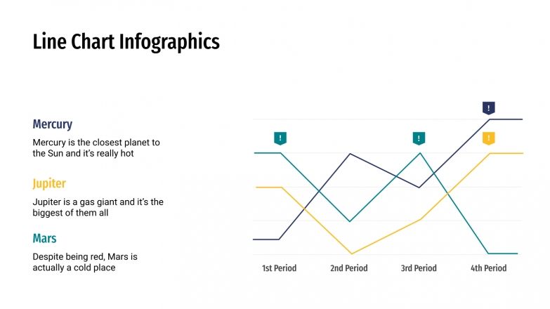 Free Line Chart Infographics for Google Slides and PowerPoint