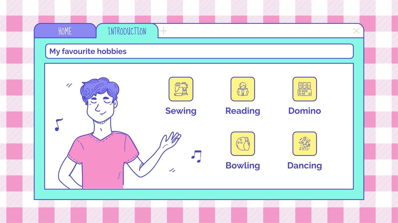 About Me: My Favorite Hobbies | Google Slides & PPT