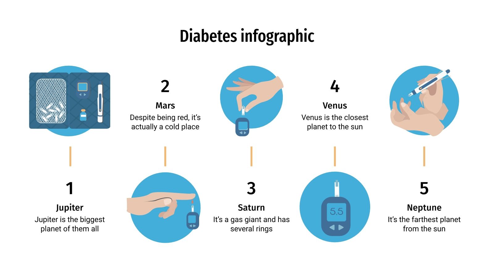 Diabetes Infographics | Google Slides & PowerPoint template