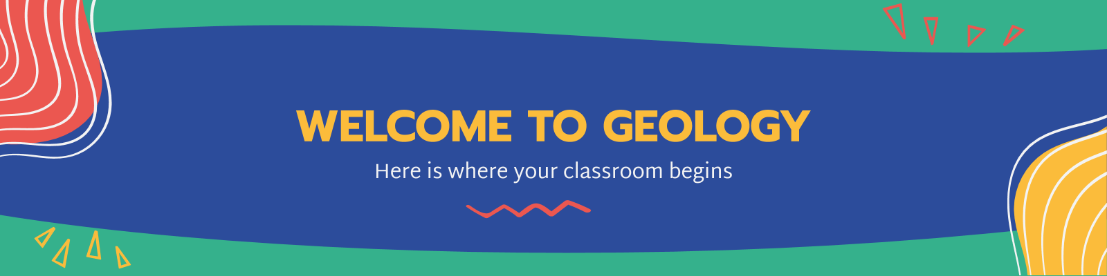 Classroom Headers for College | Google Slides & PPT theme
