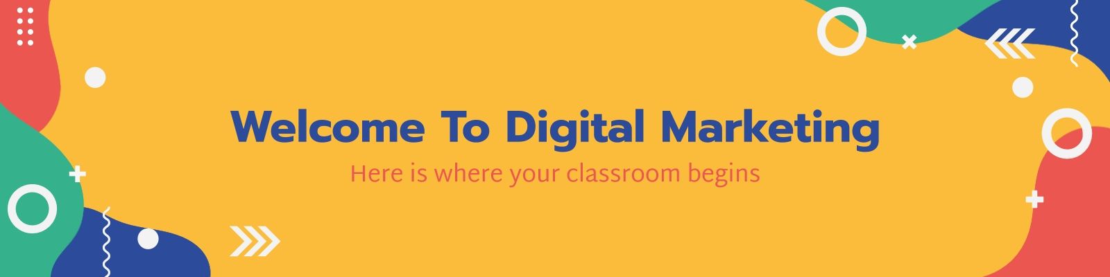 Classroom Headers for College | Google Slides & PPT theme