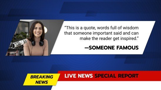 Breaking News Interfaces | Google Slides & PowerPoint