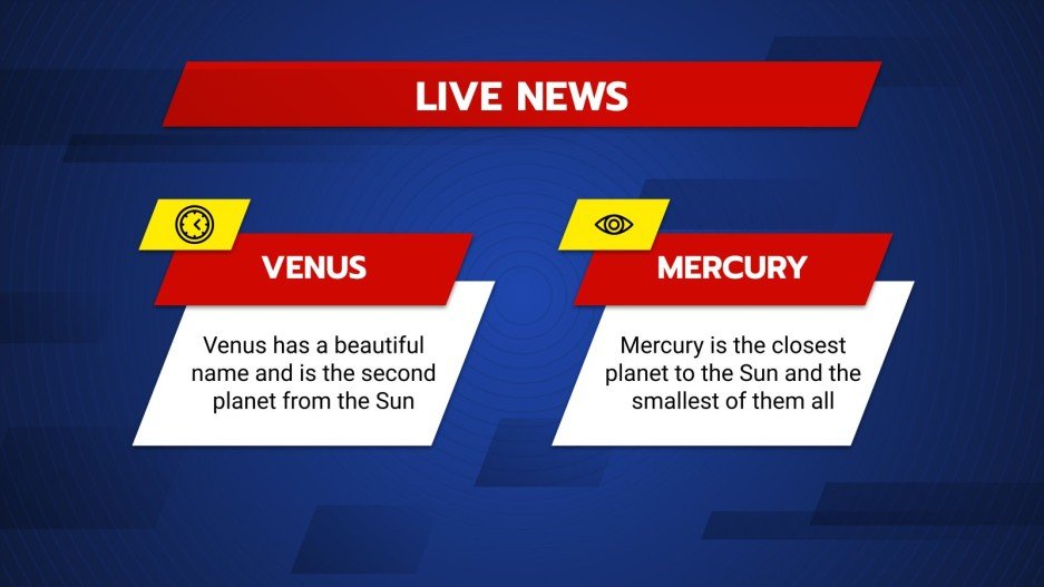 Breaking News Interfaces | Google Slides & PowerPoint