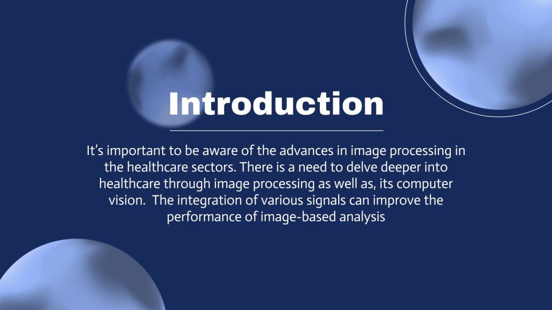 Image Processing in Healthcare Breakthrough | Google Slides & PPT