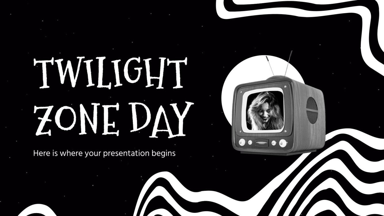 Twilight Zone Day | Google Slides theme & PowerPoint template