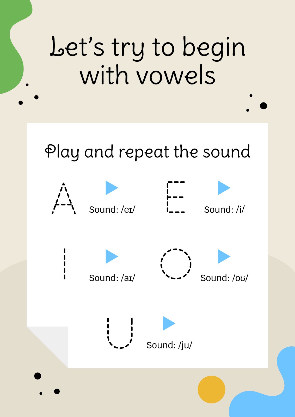 Printable Phonics for Pre-K: Handwriting | Google Slides & PPT