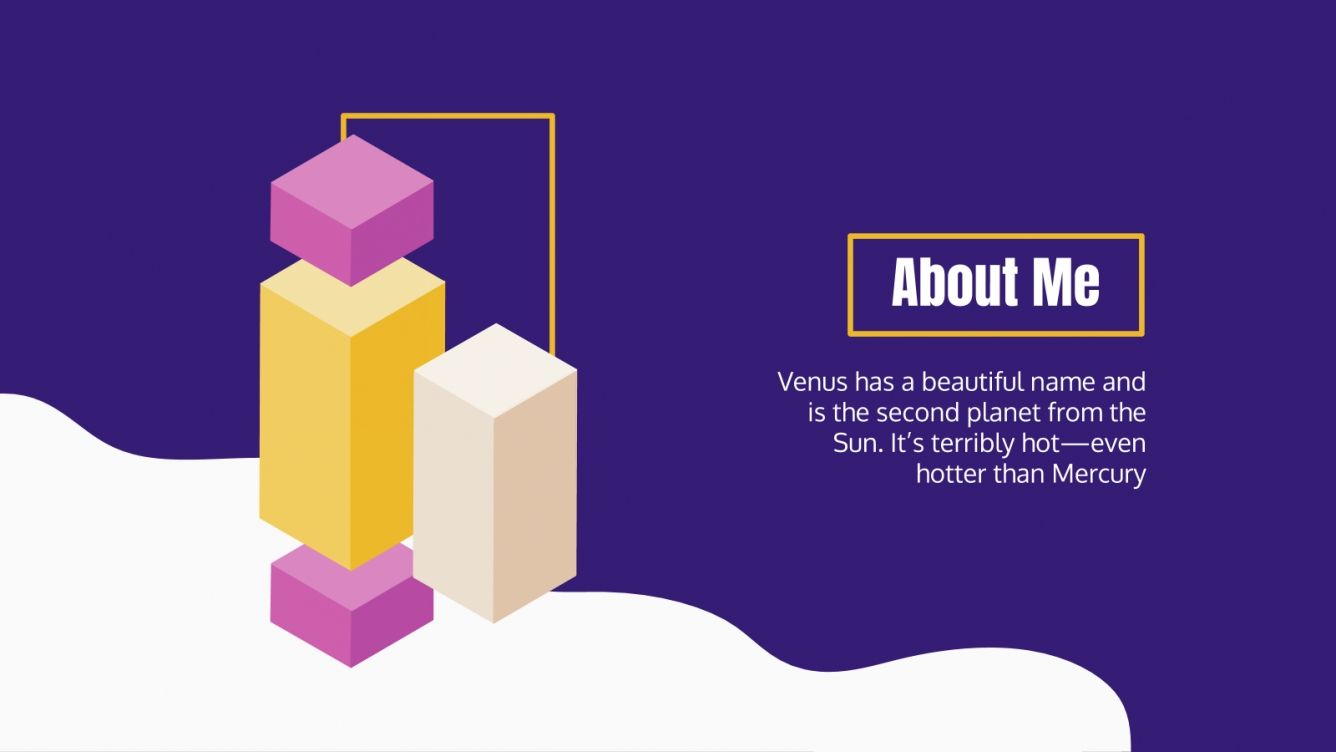 Portafolio isométrico Talism | Tema de Google Slides y PPT