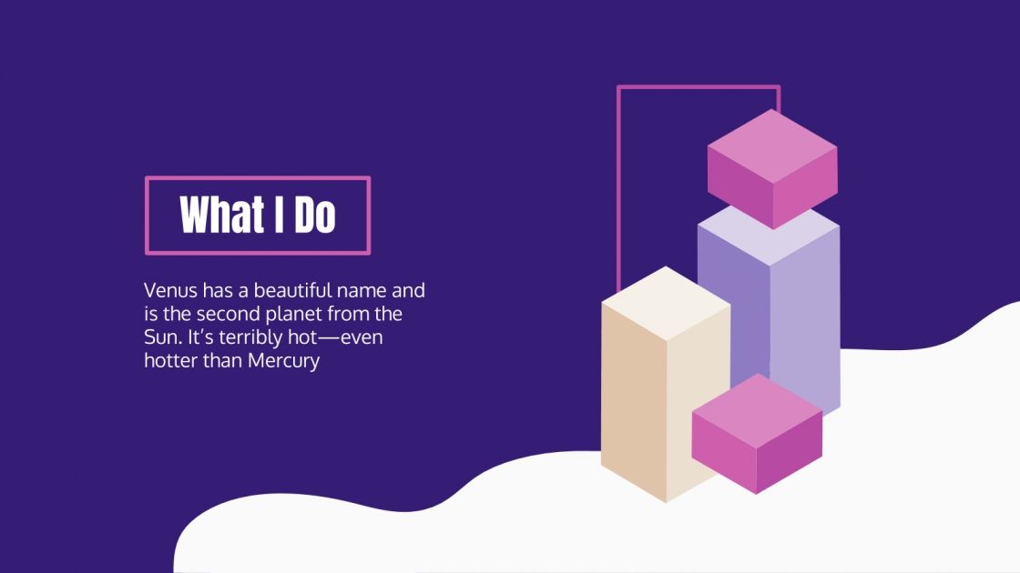 Portafolio isométrico Talism | Tema de Google Slides y PPT