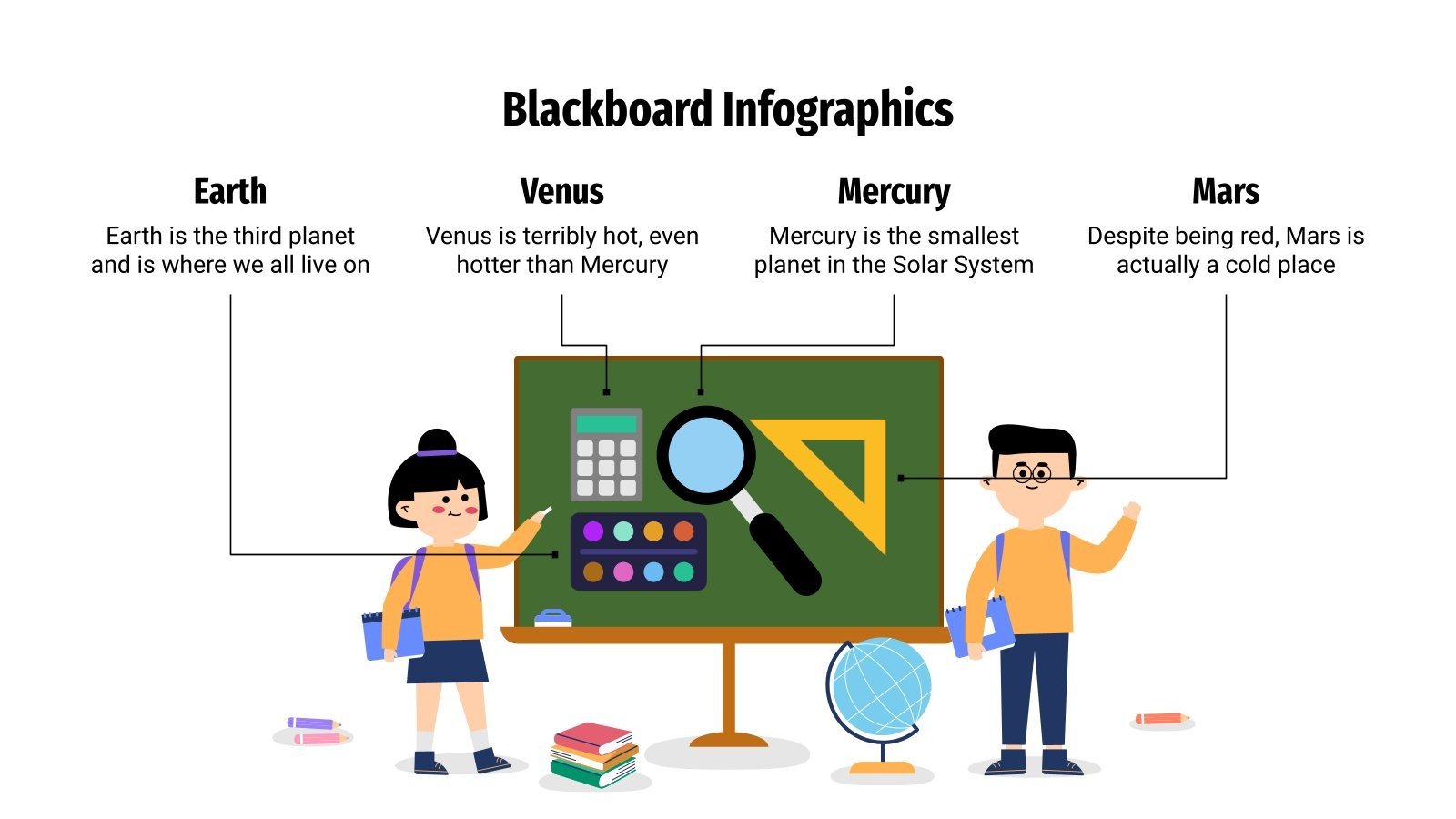 Blackboard Infographics | Google Slides & PowerPoint template