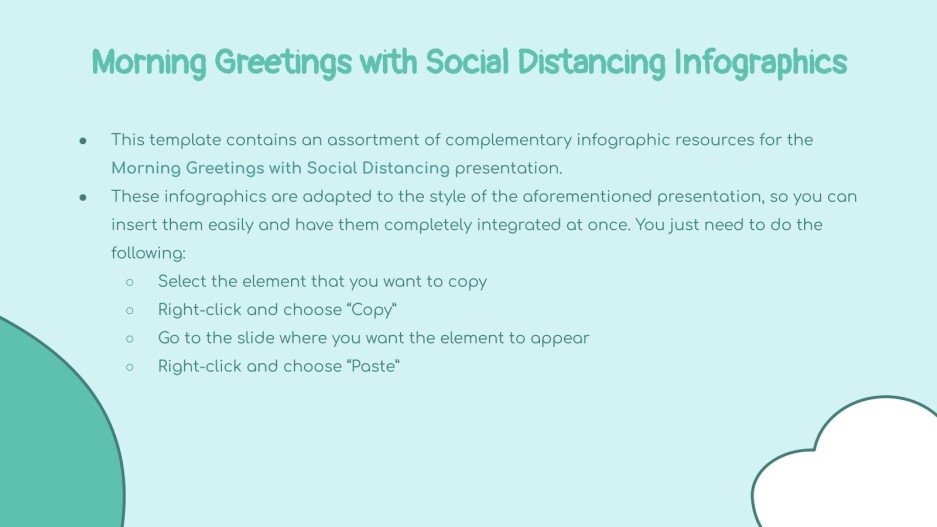 Greetings: Social Distancing Infographics | Google Slides