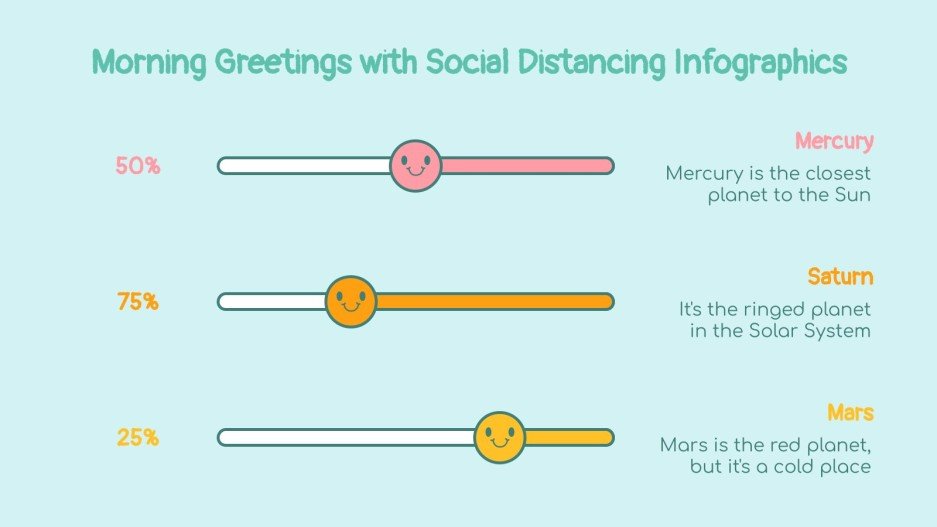 Greetings: Social Distancing Infographics | Google Slides