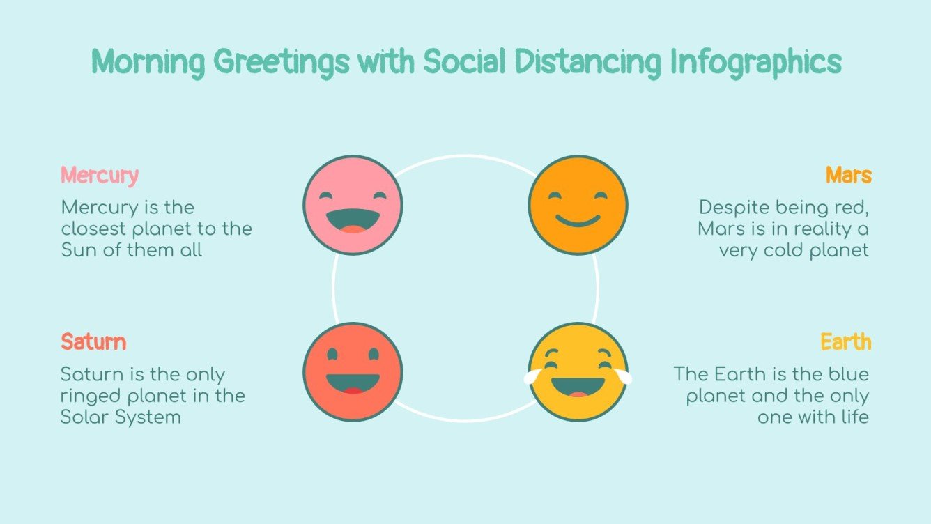 Greetings: Social Distancing Infographics | Google Slides