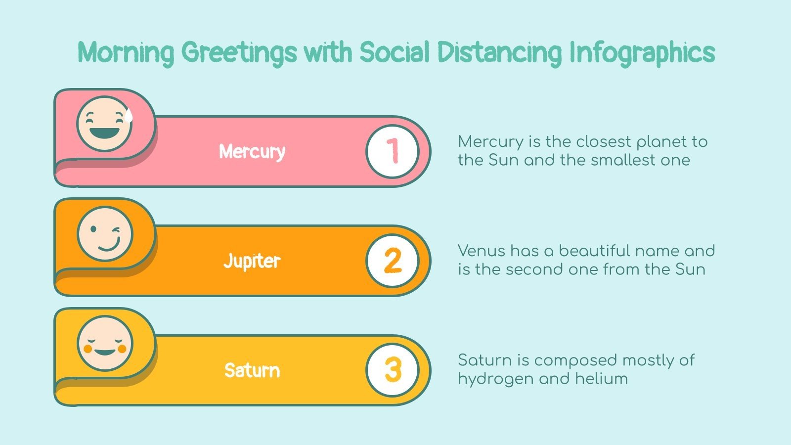 Greetings: Social Distancing Infographics | Google Slides