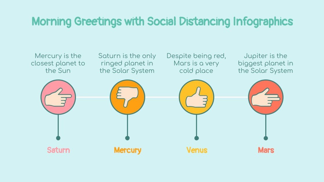 Greetings: Social Distancing Infographics | Google Slides
