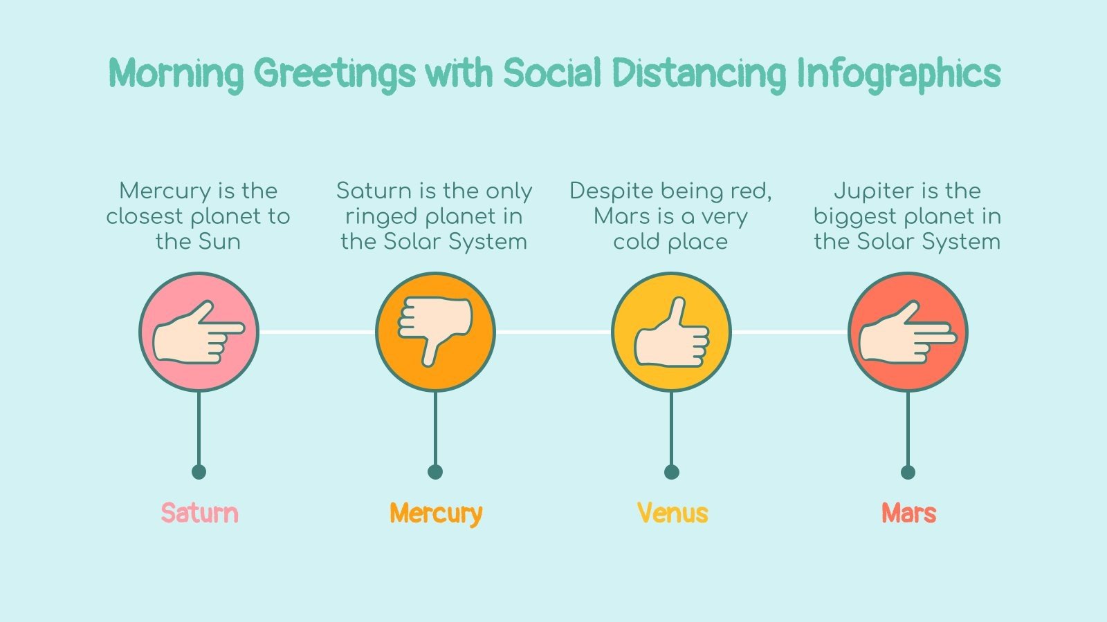 Greetings: Social Distancing Infographics | Google Slides