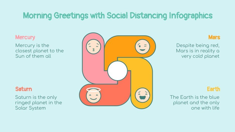 Greetings: Social Distancing Infographics | Google Slides
