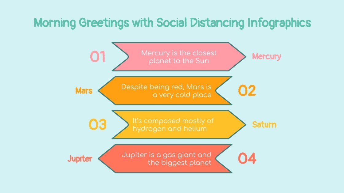 Greetings: Social Distancing Infographics | Google Slides